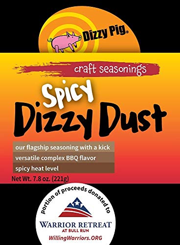 Dizzy Pig Spicy Dizzy Dust Barbecue Seasoning Spice and Dry Rub - All ...