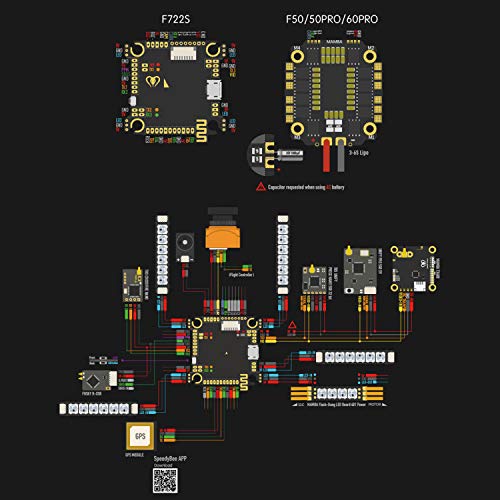 Diatone Mamba F722S Betaflight Stack Flight Controller OSD 5/9V 2A BEC ...