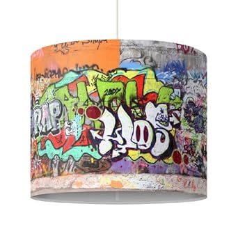 mantiburi Design - Lamp - Graffiti Street Art Design: Amazon.co.uk ...