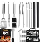 Amazon.com : POLIGO 22PCS Camping BBQ Grill Accessories for Outdoor ...