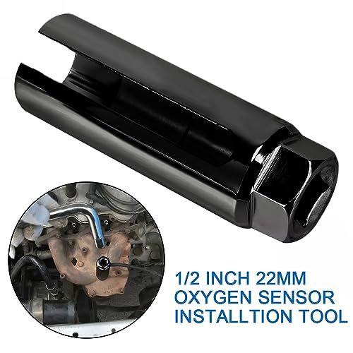 BELOMI Oxygen Sensor Socket with Side Wire Cutout, 3/8 Inch Drive x 0. ...