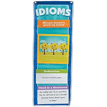Amazon.com : Educational Insights Idiom of the Week Pocket Chart ...
