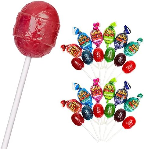 30 Pc Colorful Super Blow Pops Candy Lollipops Sour Sucker Stick ...