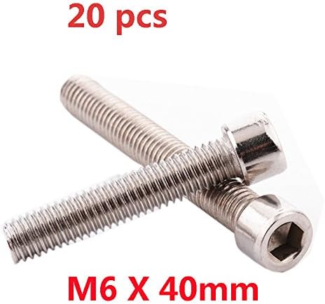 do4u M6 x 16 mm Socket Head Cap Tornillos de rosca, Allen Socket Drive, DIN 912, acero ...