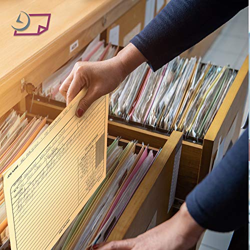 (Pack of 50) Classic Manila File Jacket 10” x 12” Job Folders – Heavy ...