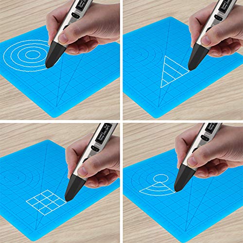 3D Printing Pen Silicone Design Mat With Basic Template With 2 