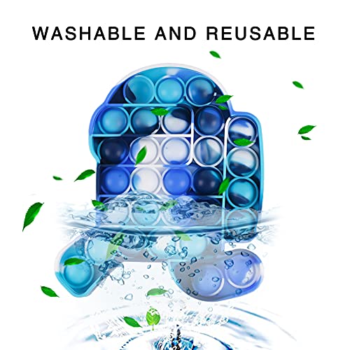 2 Packs Bubble Pop Poop it Fidget Toy, Sensory Anxiety Stress Relief ...