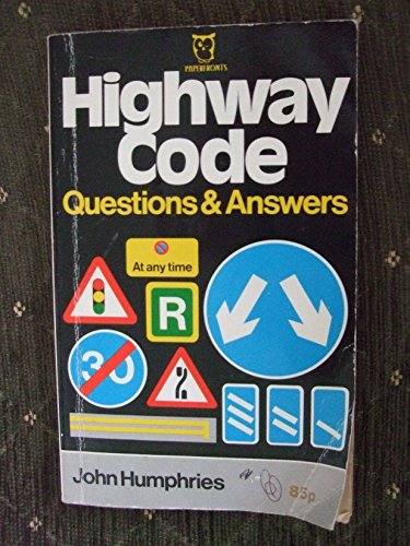 Highway Code: Questions and Answers (Paperfronts): Humphries, John ...