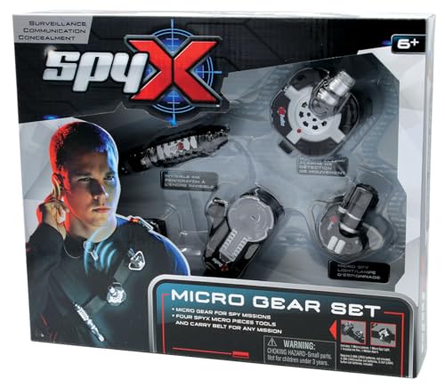 SpyX / Micro Gear Set - 4 Real Spy Toys Kit + Adjustable Belt For Spy ...
