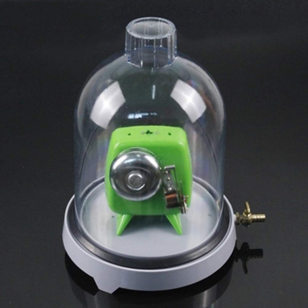 Vacuum Hood Suction Disc Bell in Vacuum Laboratory Plastic Jar Sound ...