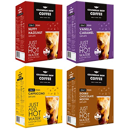 Colombian Brew 3 in 1 Assorted Instant Coffee Premix Café Latte ...