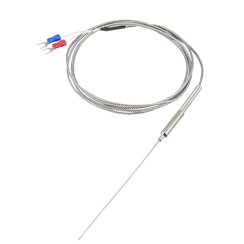 uxcell K Type Thermocouple Temperature Sensor Probe 1x100mm(0 to 800C ...