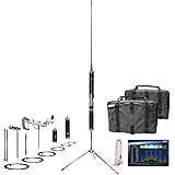 Amazon.com: Super Antenna MP1LXMAX Deluxe Tripod 80m-10m HF +2m VHF Portable Antenna with Go ...