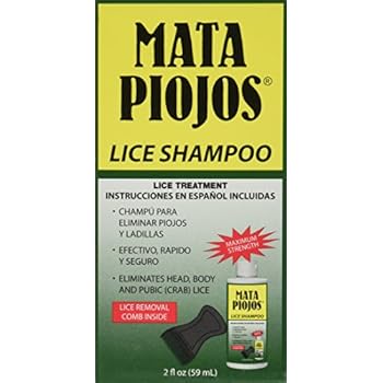 Amazon.com: Mata Piojos A Pediculicide Low Foaming Shampoo 2 oz ...