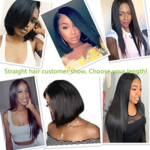 Brazilian Straight Hair Bundles 12 inch Virgin Human Hair Deals ...