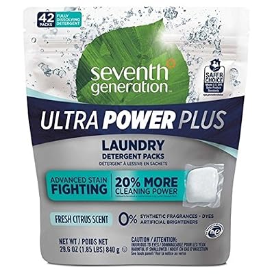 Buy Seventh Generation Ultra Power Plus Landry Detergent Packs, Fresh ...
