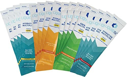 Niro Hydration Multiplier Liquid IV | 16 Pack | 4 Strawberry, 4 Lemon ...