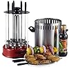DQM Barbecue Smokeless Electric Oven, Automatic Rotary Grill, Non-Stick ...