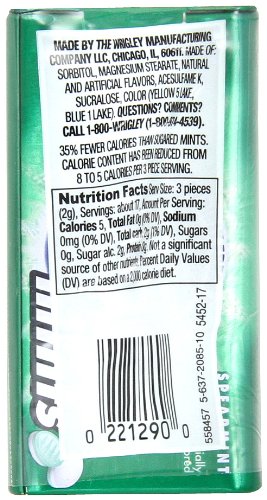 Eclipse Spearmint Sugarfree Mints,1.2-Ounce Boxes (Pack of 8) - Want It All