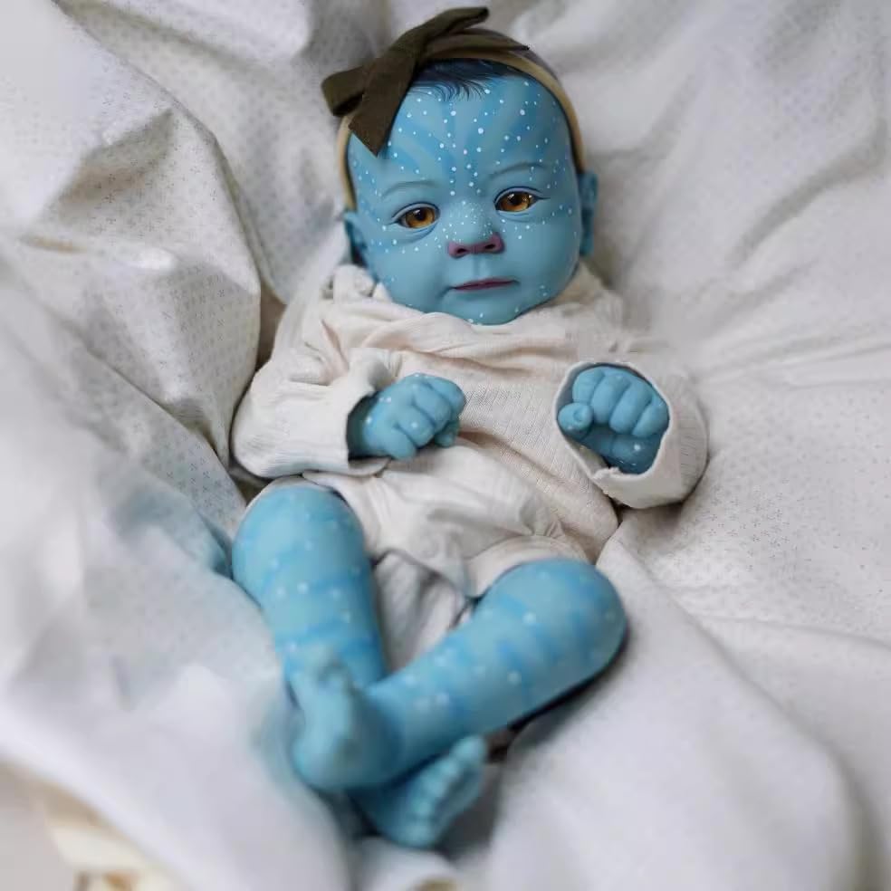 RXDOLL Realistic Reborn Avatar Baby Dolls Girl 19 Inch Soft Cloth Body ...