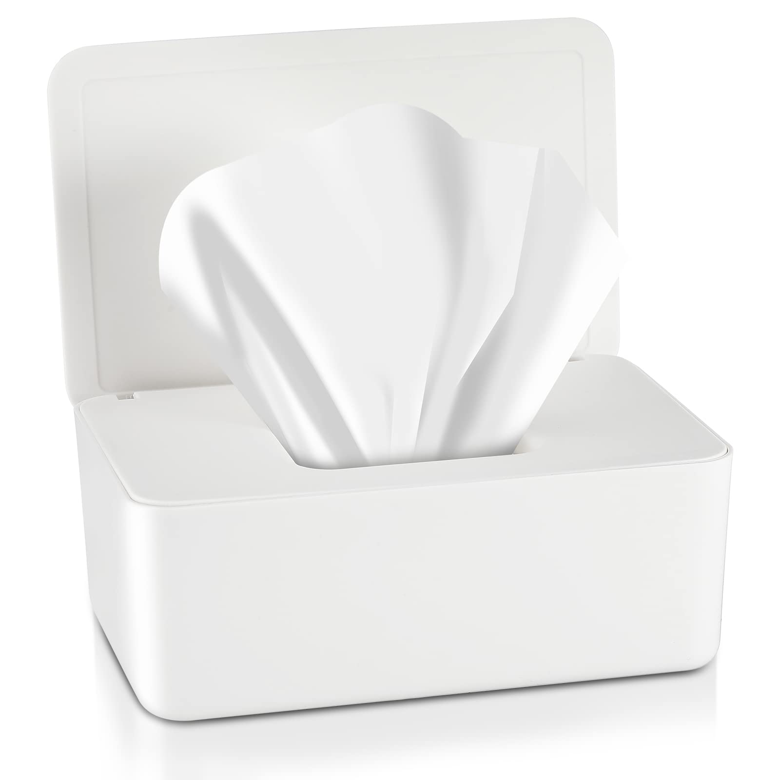 Newtay Dryer Sheet Holder with Hinged Lid,Plastic Dryer Sheet Dispenser ...