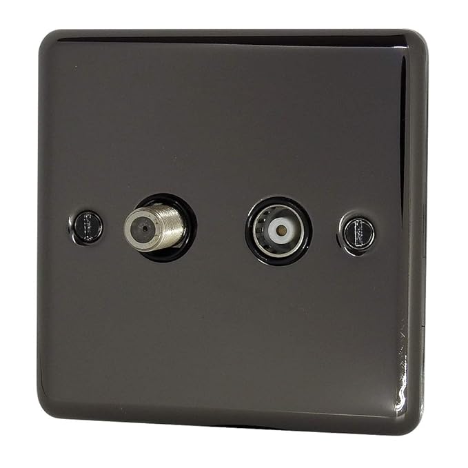 Discount Electrix F-Type Sky Satellite and Isolated Coaxial TV Aerial ...