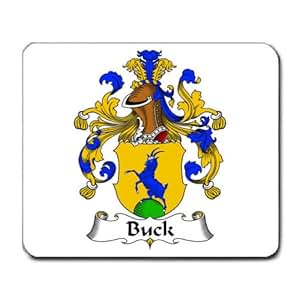 Amazon.com : Buck Family Crest Coat of Arms Mouse Pad : Office Products