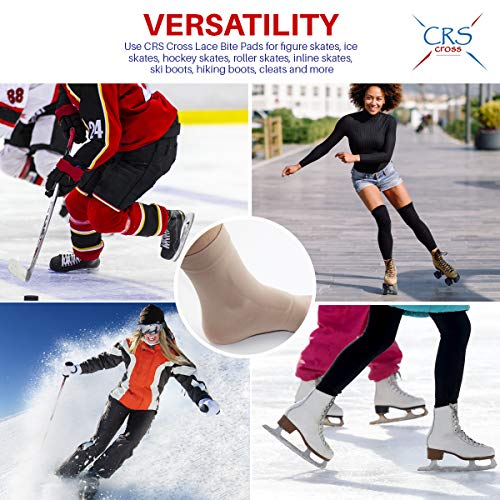 CRS Cross Lace Bite Pads - Premium Padded Skate Socks Protection of ...