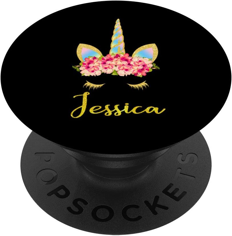 Amazon.com: JESSICA Personalized Pop Socket Custom Popsocket for Girls ...