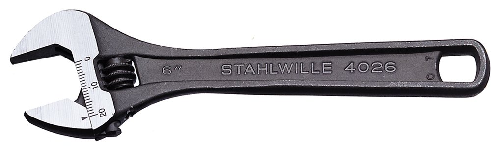 Stahlwille 4026-10 Single End Adjustable Left Handed Spanner, Grade 10 ...