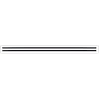 BUILDMART - 24" Linear Slot Diffuser - (2 Slot) Double Slot - White ...