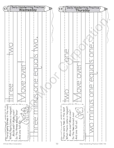 Evan-Moor Daily Handwriting Practice Traditional Manuscript ...