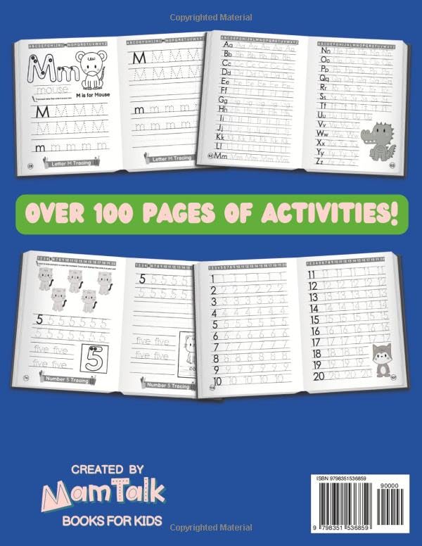 Mua Learn to Trace Alphabet Letters and Numbers from 0 to 20: A Fun ...