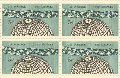Amazon.com: The Sciences Set of 4 x 5 Cent US Postage Stamps NEW Scot ...