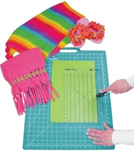Amazon.com: June Tailor Fringe Cut Slotted Ruler