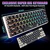 Redragon K605 Alien Giant Mechanical Gaming Keyboard, Super Big 61 Keys ...