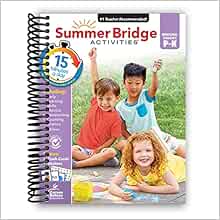Summer Bridge Activities PreK-K Workbooks, Ages 4-5, Math, Phonics ...