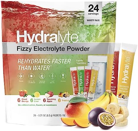 Hydralyte Low Sugar Rapid Rehydration - Lightly Sparkling Electrolyte ...