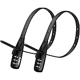 Amazon.com: MEINUOKA 2 Pack Adjustable Zip Tie Lock with 3-Digit ...