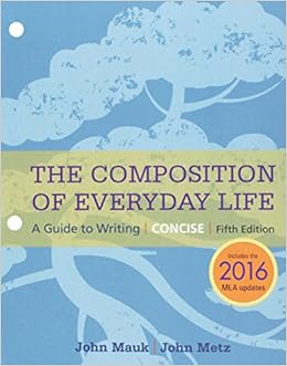 Amazon.com: Bundle: The Composition of Everyday Life, Concise, 2016 MLA ...