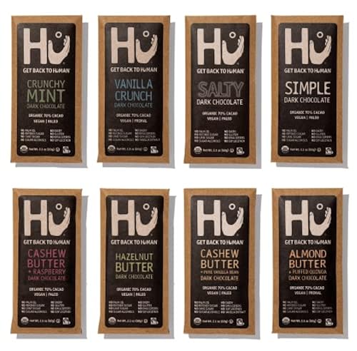 Hu Chocolate Bars | 8 Pack VARIETY SAMPLER PACK | Natural Organic Vegan ...