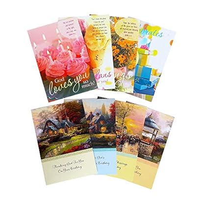 DaySpring Birthday Cards, 24 Cards With Envelopes - DCBG