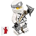 Amazon.com: LEGO NINJAGO Minifigure - Zane (Legacy) with Throwing Stars ...