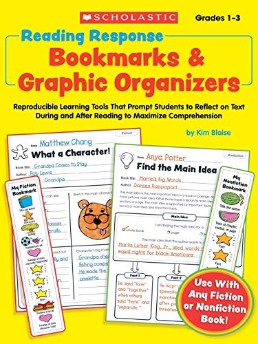 Reading Response Bookmarks & Graphic Organizers : Blaise, Kimberly ...