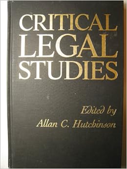 Critical Legal Studies Cl CB: Amazon.co.uk: Hutchinson: 9780847675326 ...