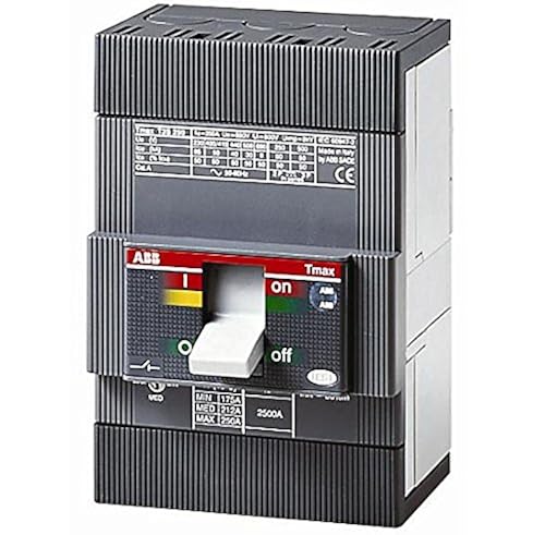 ABB T3N200TW Molded Case Circuit Breaker, 600Y/347 VAC, 500 VDC, 200 A ...