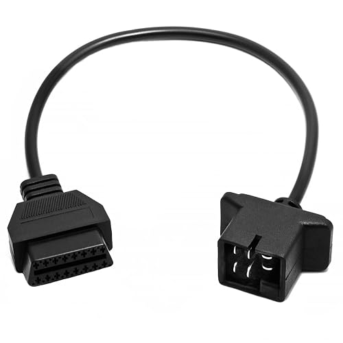 GOLITON 6 Pin OBD1 to 16 Pin OBD2 Diagnostic Scanner Convertor Adapter ...