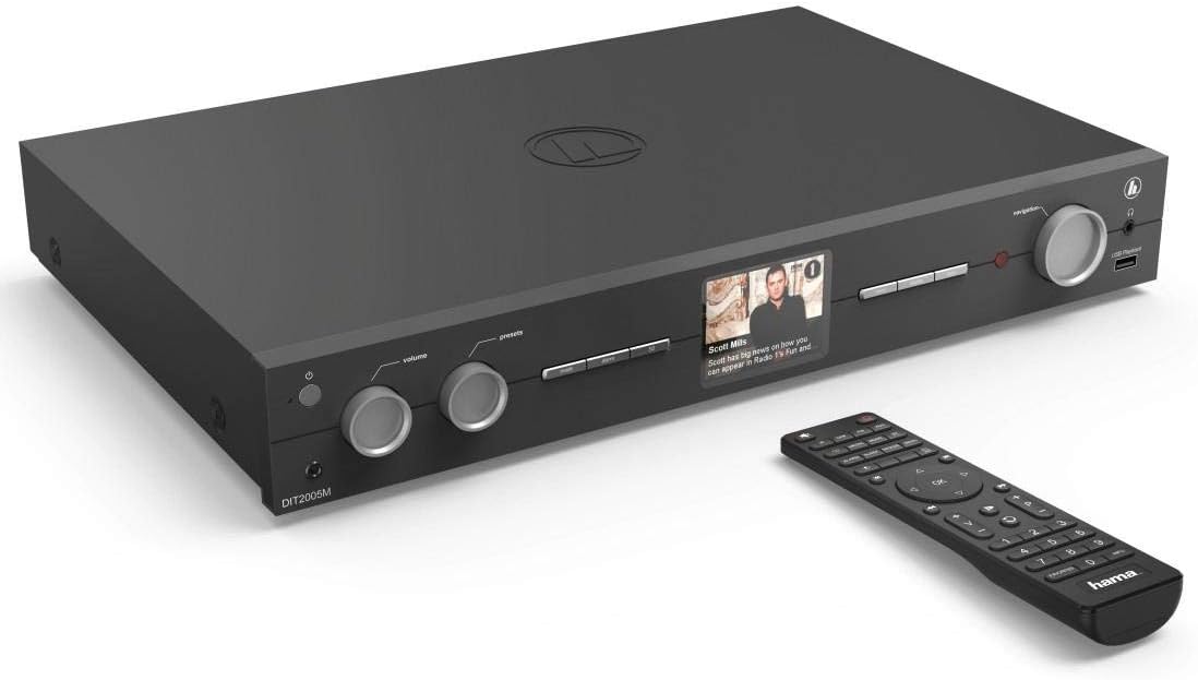 Hama | DIT2005M Hi-Fi Digital Tuner with Internet Radio DAB+/ FM/App ...