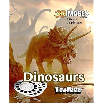 Amazon.com: Viewmaster DINOSAURS - 3 Reels 21 3D Images: Toys & Games