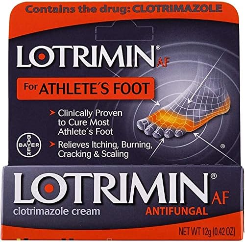 Lotrimin AF Cream for Athlete's Foot, Clotrimazole 1% Antifungal ...
